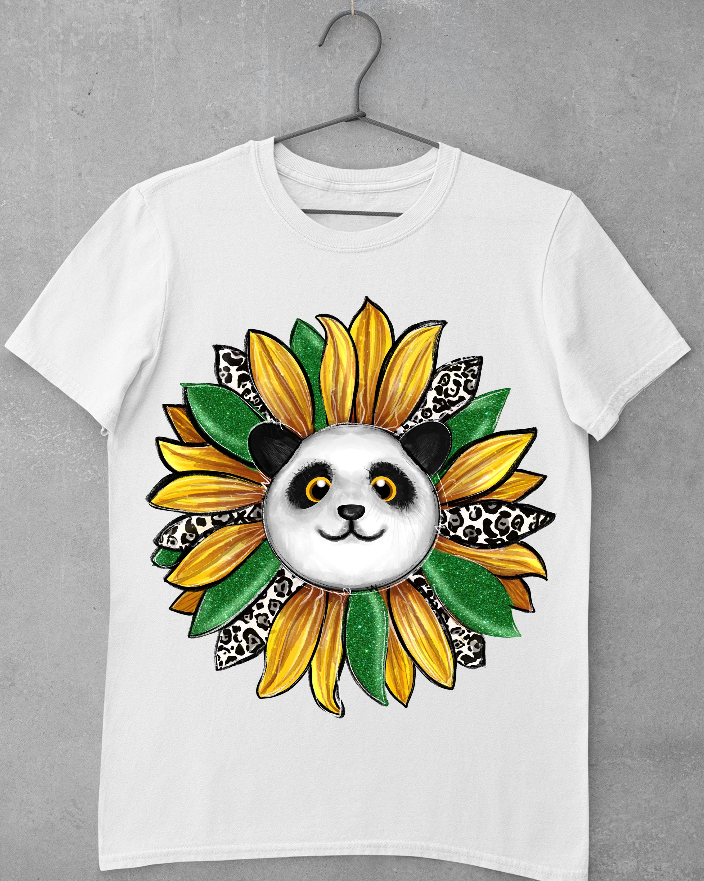 Panda Sunflower Png Sublimation Designpanda Pngpanda - Etsy