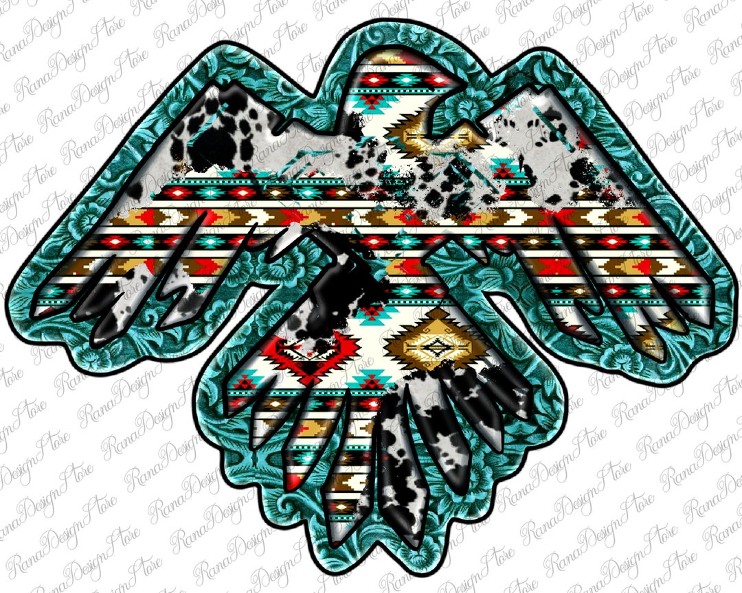 Western Aztec Thunderbird Png Sublimate Design,western Aztec ...