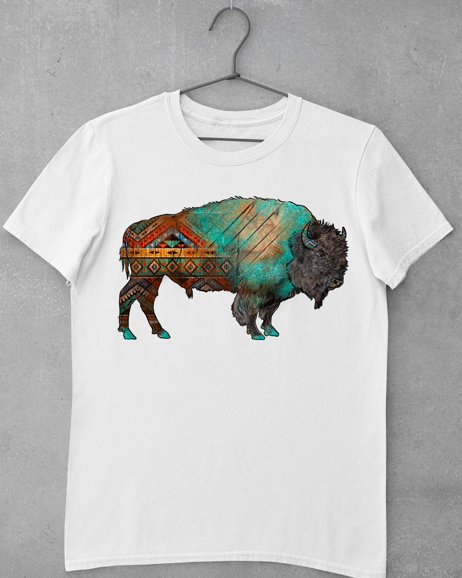 Aztec Bison Png Sublimation Design, Western Bison Png, Aztec Bison Png ...