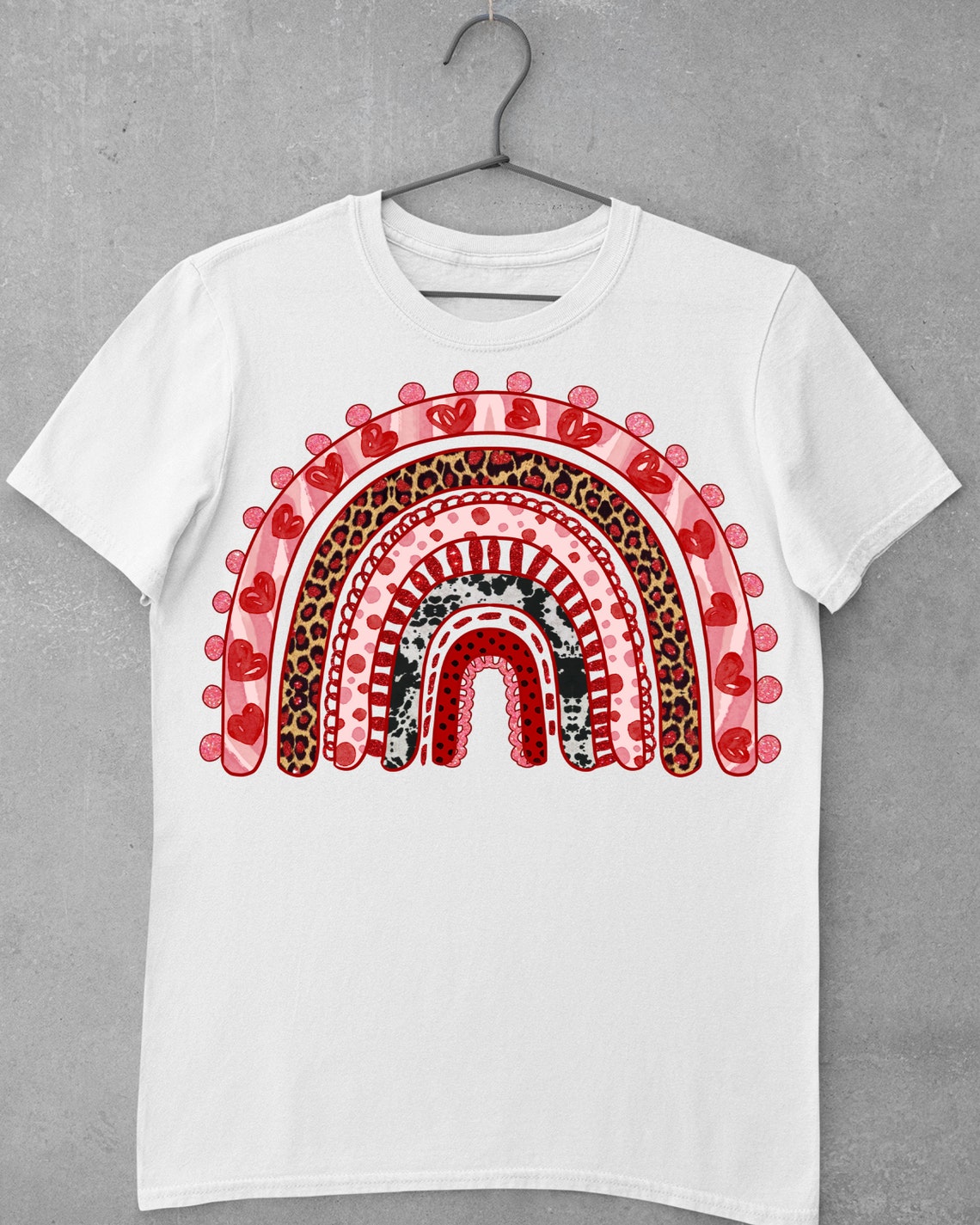 Valentine's Day Rainbow Png Sublimation Design Downloads - Etsy