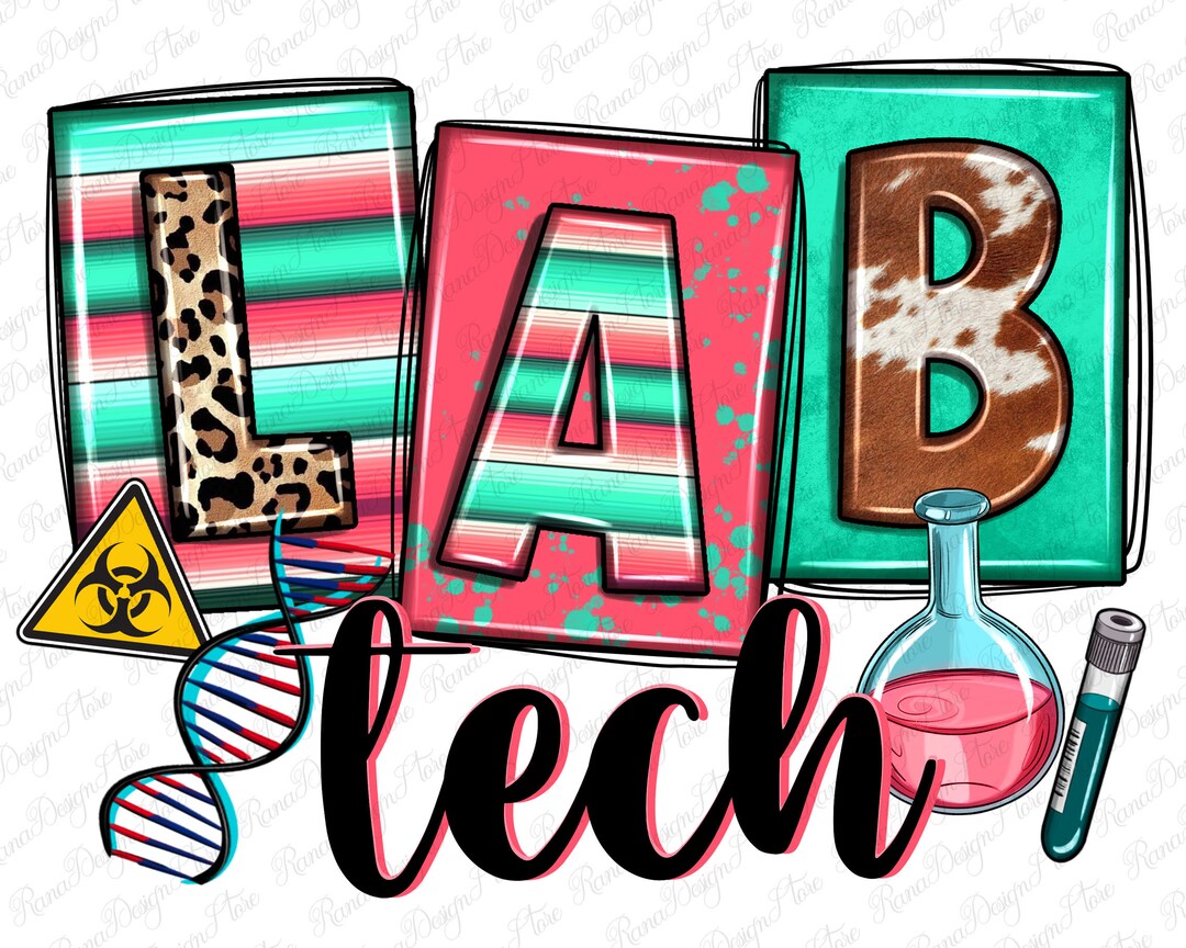 Lab Tech Png Sublimation Design Download, Lab Technician Png ...