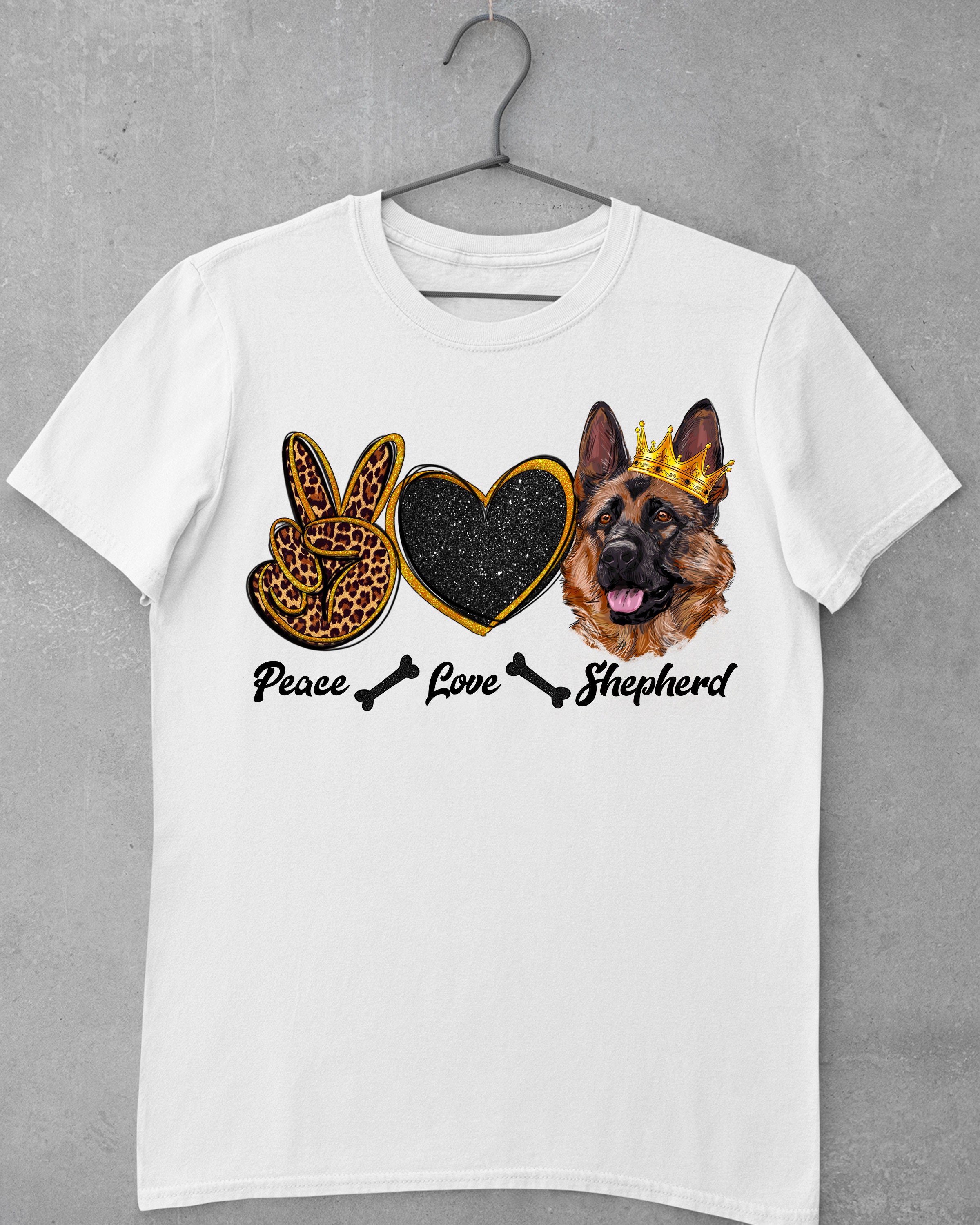 Peace Love Shepherd Png Sublimation Design, Peace Love German Shepherd ...