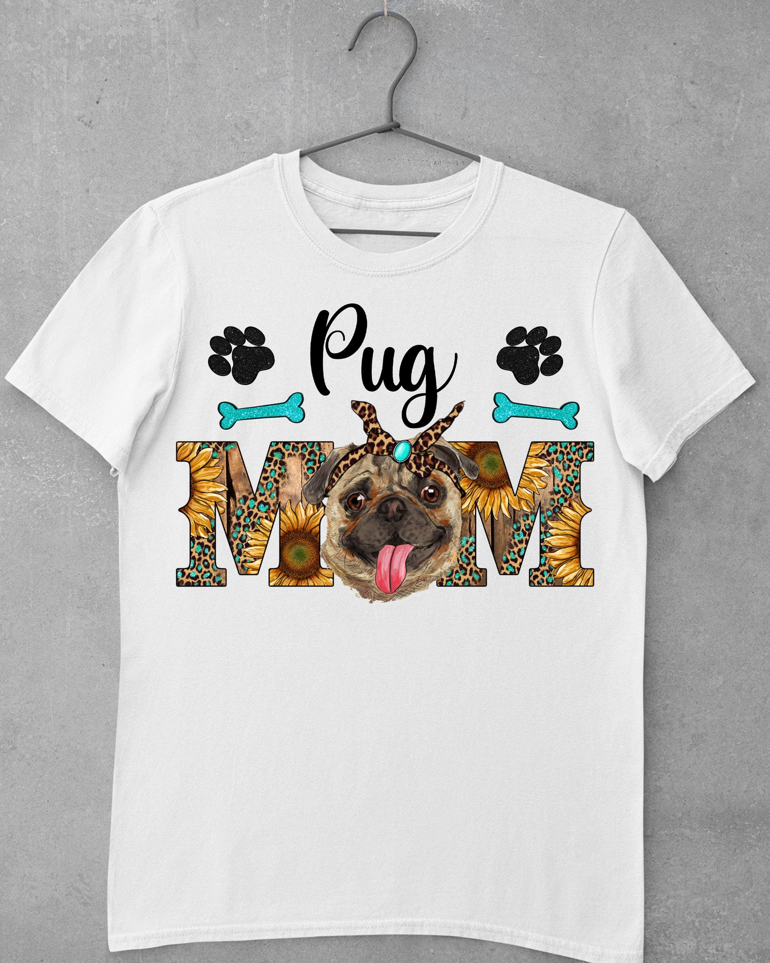 Western Pug Mom Png Sublimation Design, Dog Lovers, Pug Mom Clipart ...