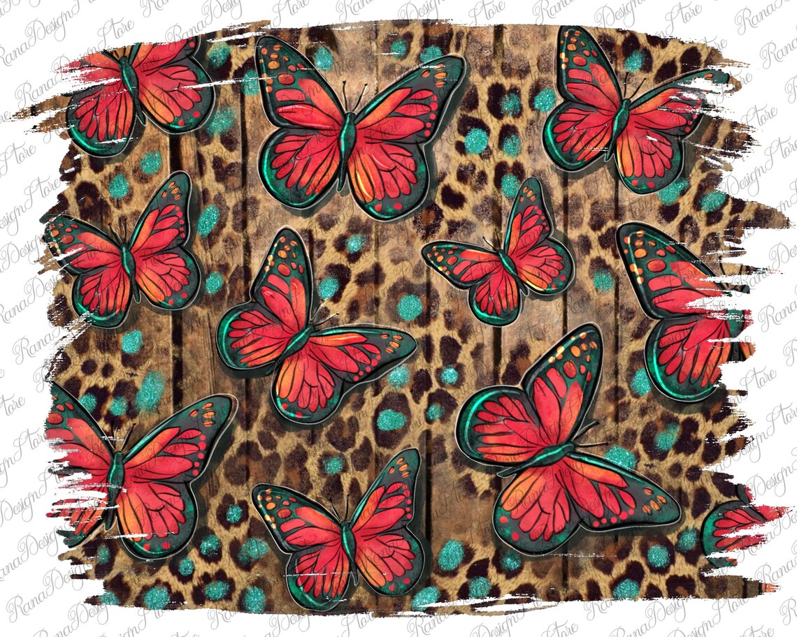 Easter Butterflies Background Png Sublimation Design, Easter Day ...