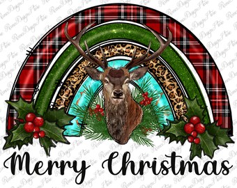 Reindeer Rainbow Png - Etsy