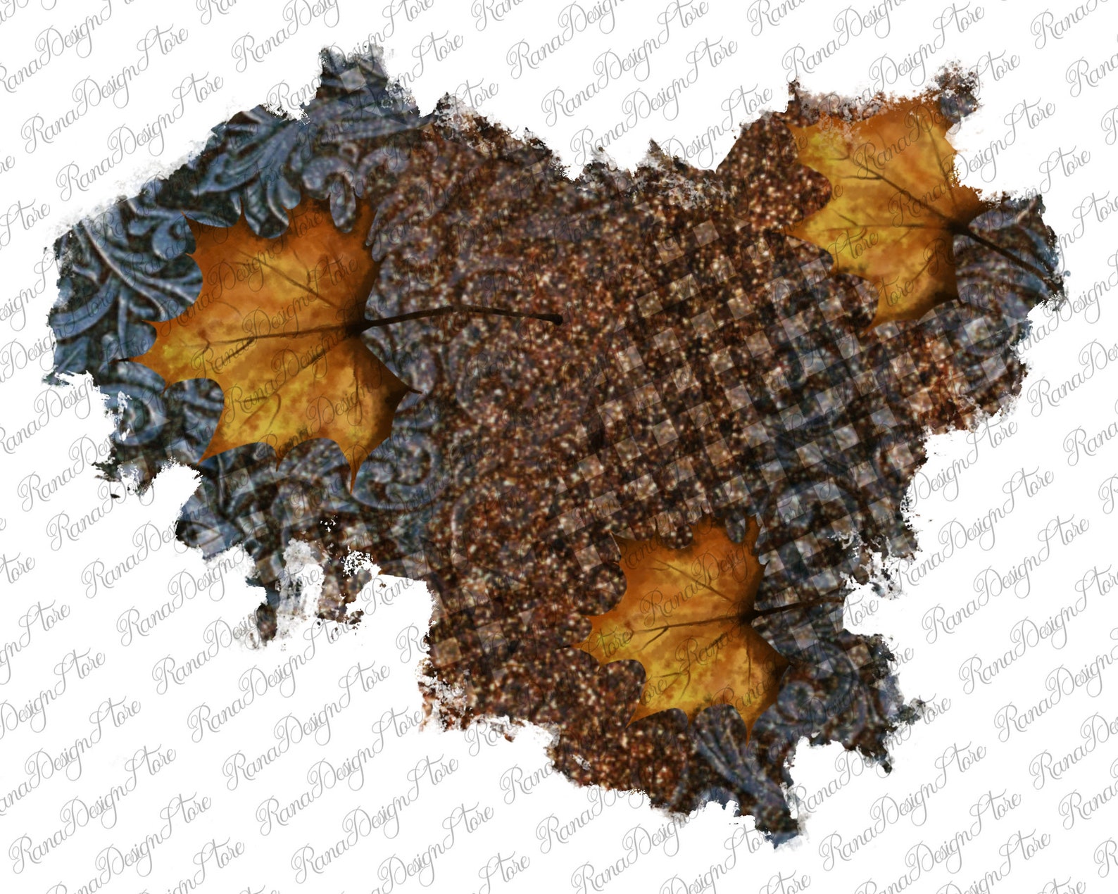 Western Fall Background Patch Bundle Fall Patch Png Fall | Etsy