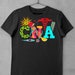CNA Summer Png Sublimation Design Download, Certified Nursing Assistant ...