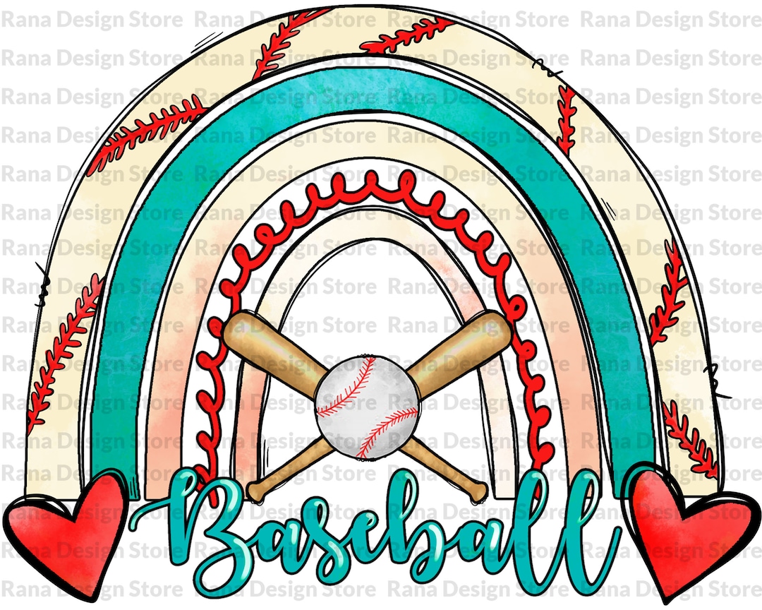 Baseball Rainbow PNG Design, Baseball Png,sport Rainbow,rainbow Png ...