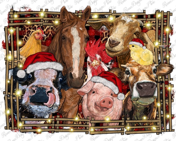 Christmas Farm Animals