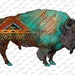 Aztec Bison Png Sublimation Design, Western Bison Png, Aztec Bison Png ...