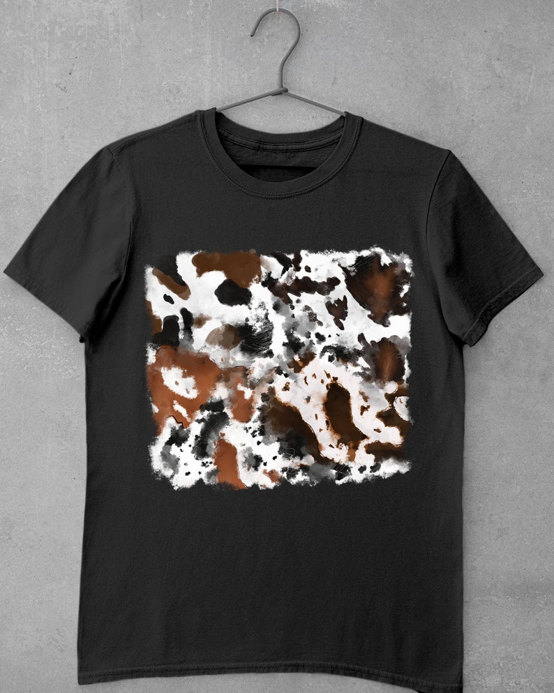Watercolor Cowhide Background Png Cowhide Png Digital - Etsy