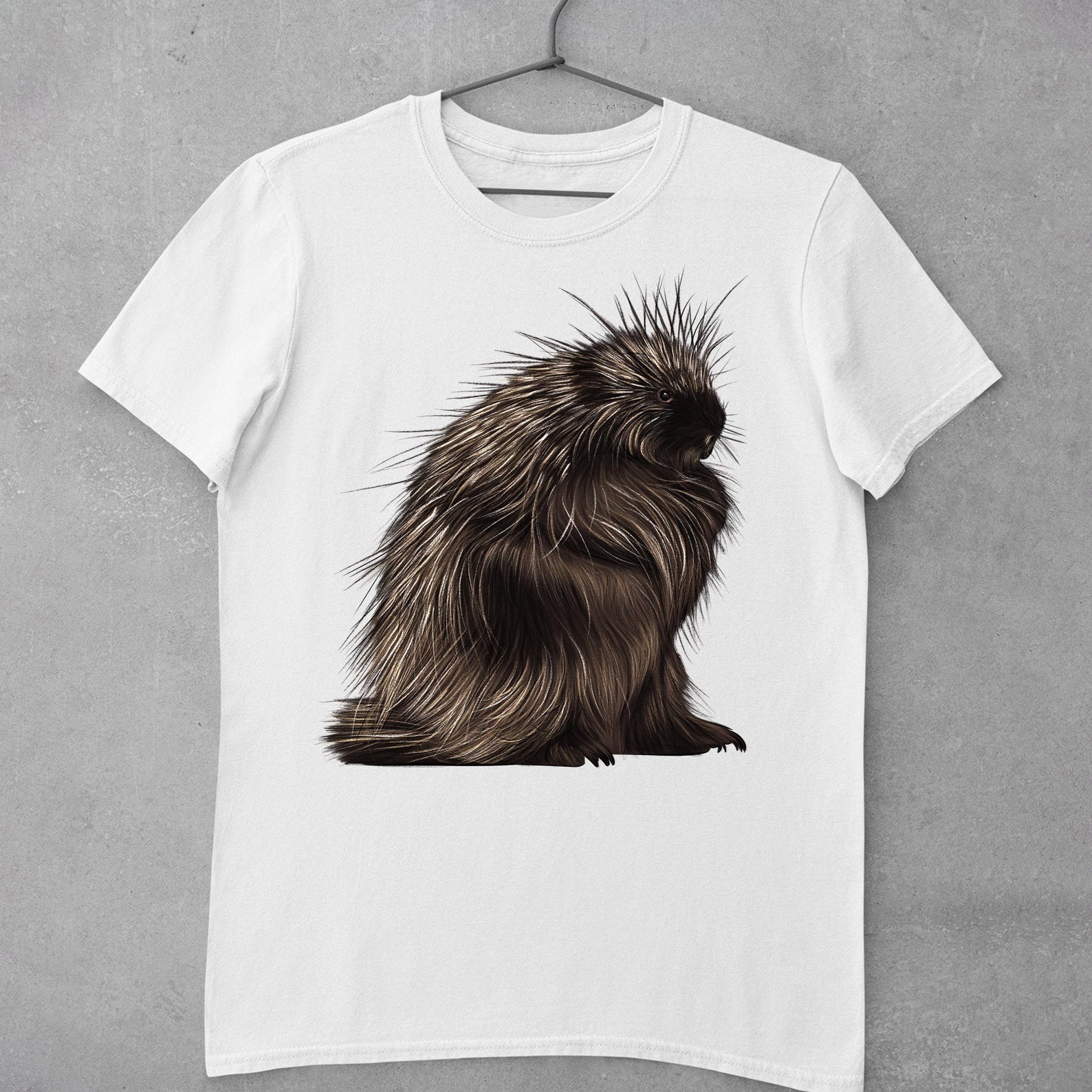 North American Porcupine Png Sublimation Design, Hedgehog Png ...