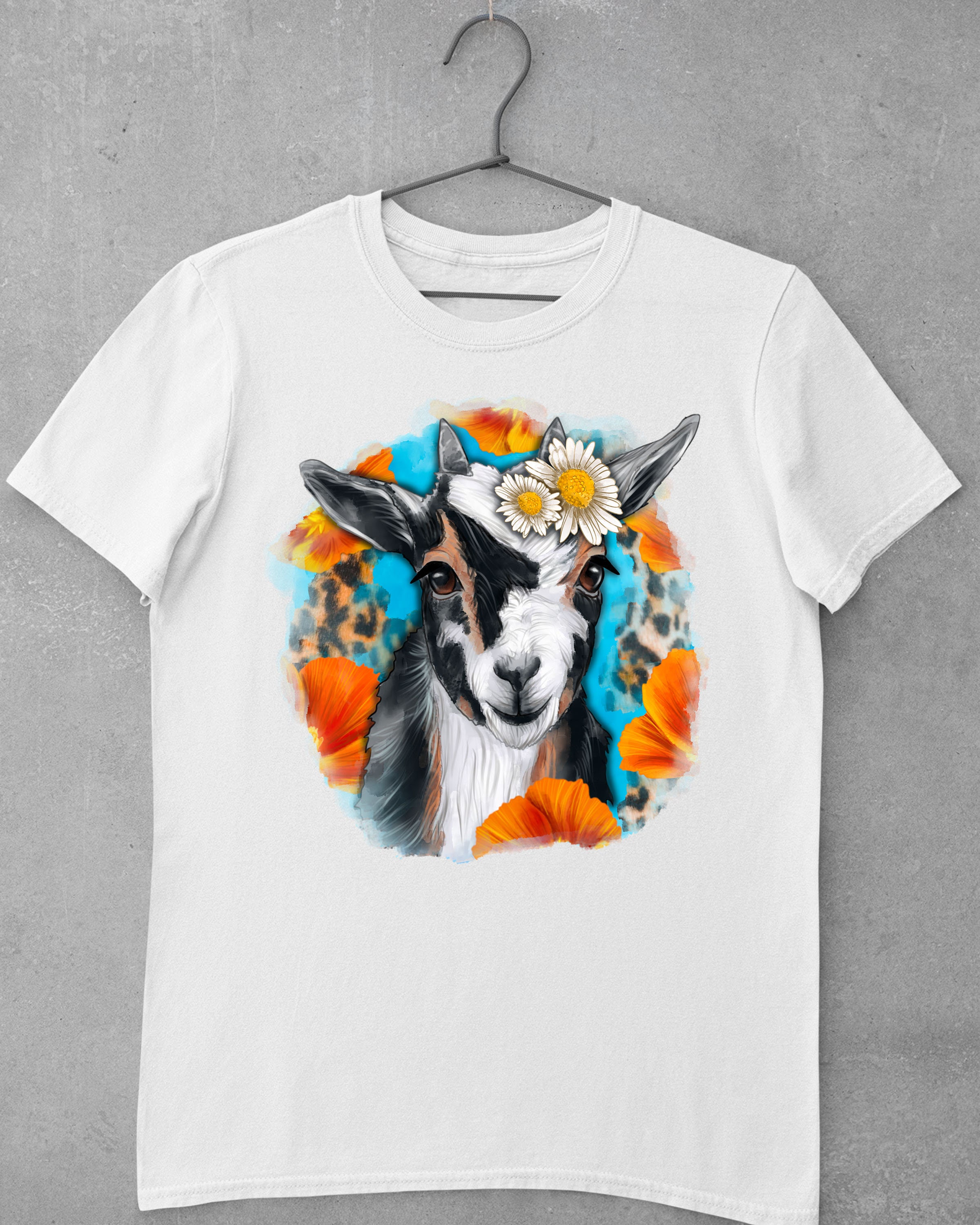 Daisy Goat PNG Watercolor Animals Leopard Pnggoat | Etsy