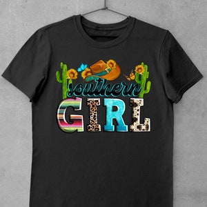 Southern Girl Png Sublimation Design Download, Western Girls Png ...