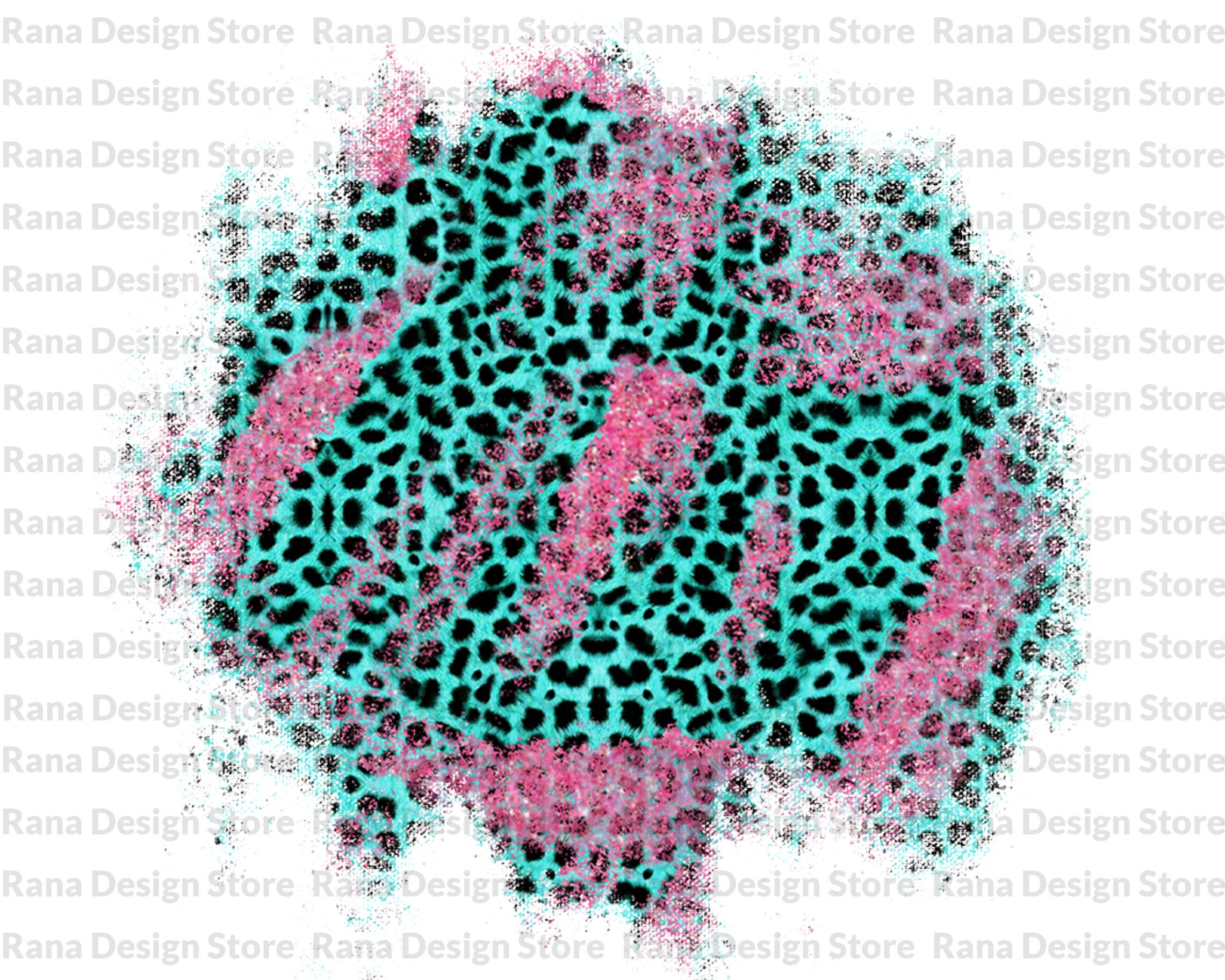 Distressed Leopard Patches Pngdistressed Leopard Sublimation - Etsy