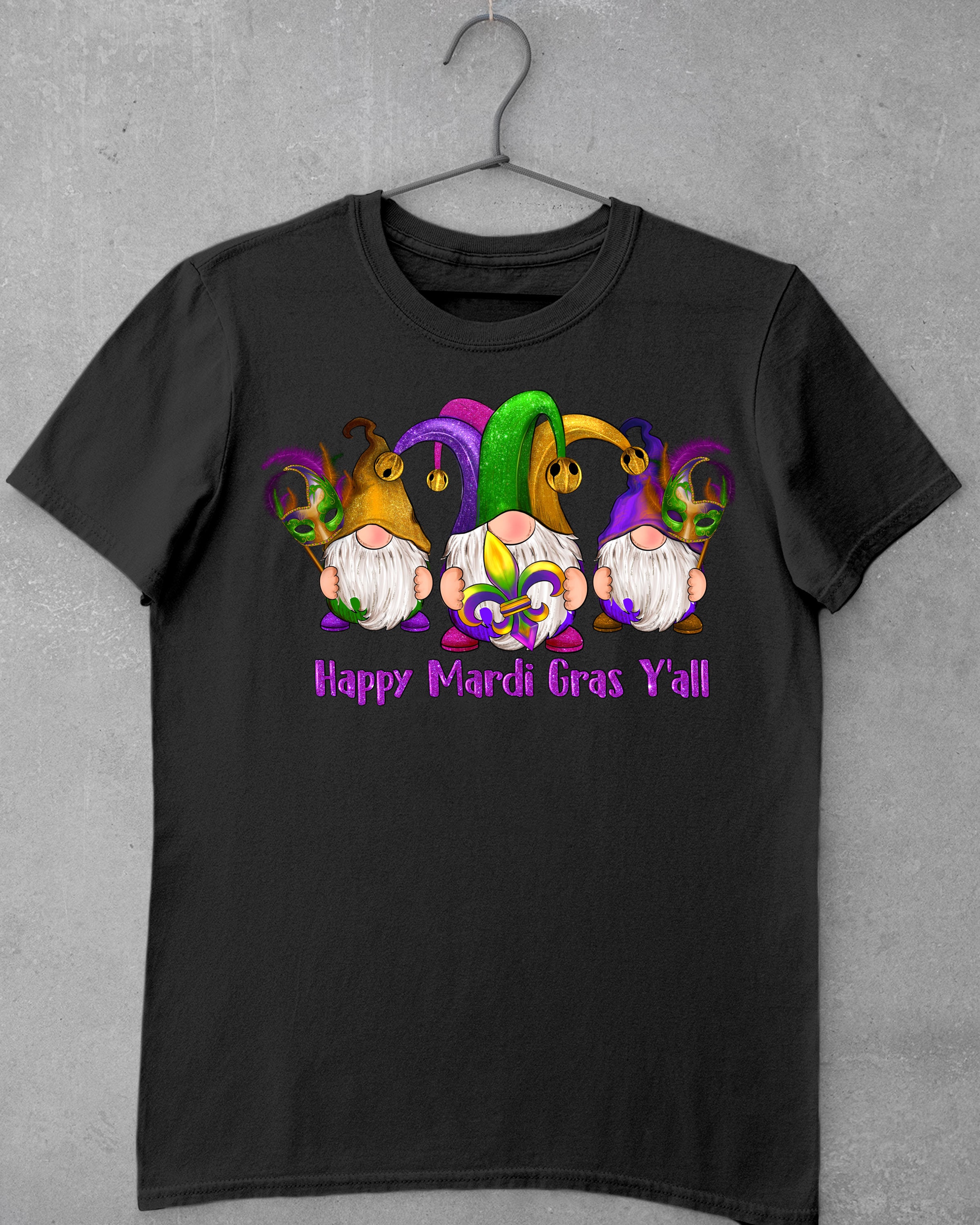Happy Mardi Gras Y'all Gnomes Png Sublimation Design, Mardi Gras Png ...