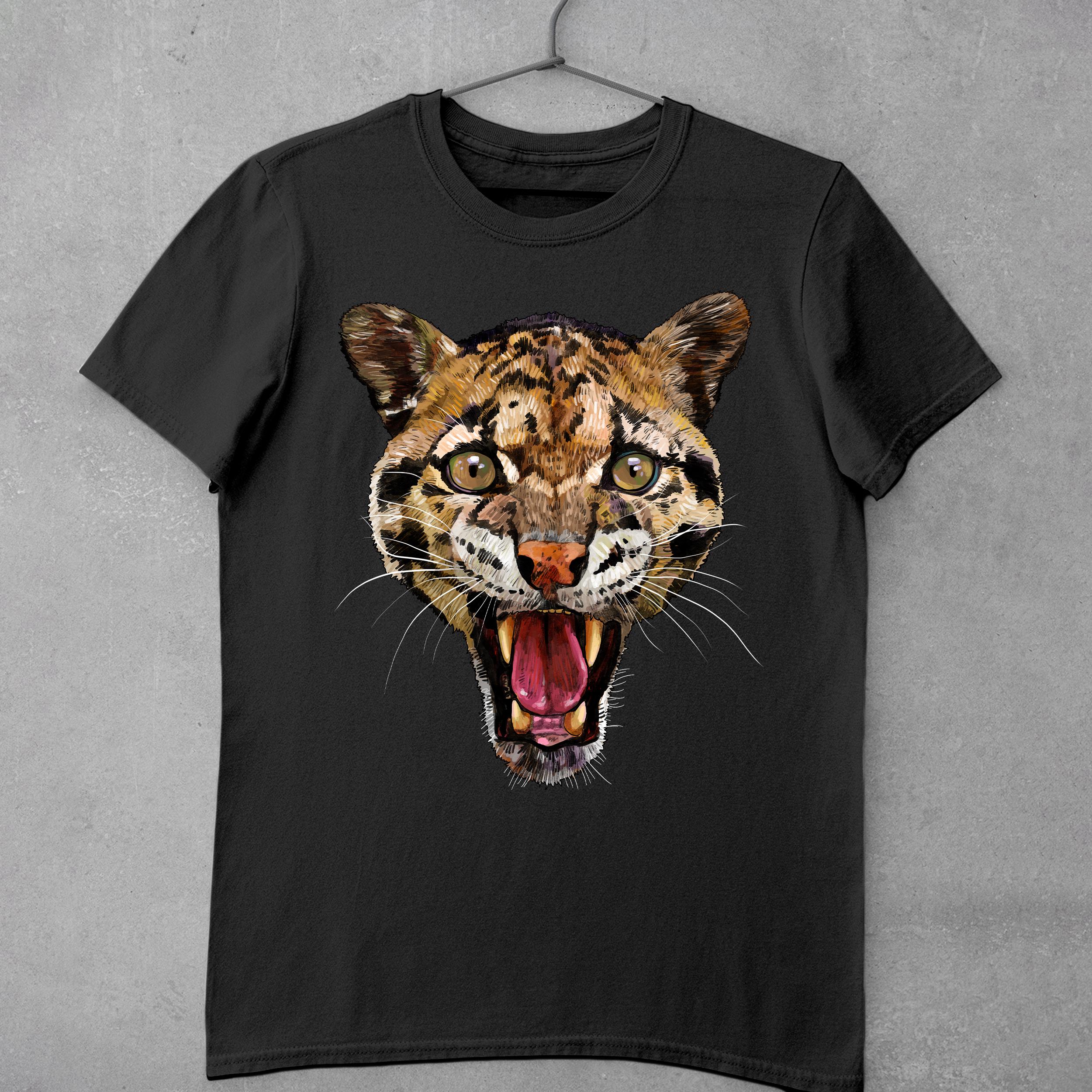 Ocelot Head Png Sublimation Design, Hand Drawn Ocelot Png, Ocelot Face ...