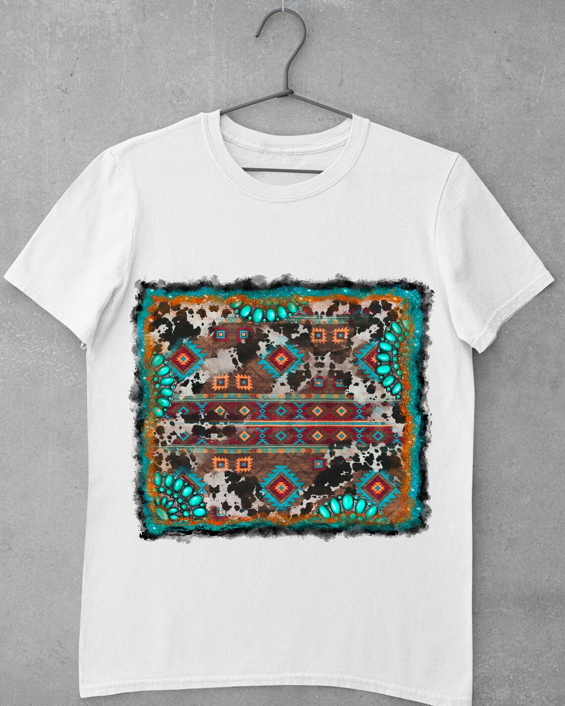 Aztec Gemstone Distressed Background Png Design Aztec - Etsy