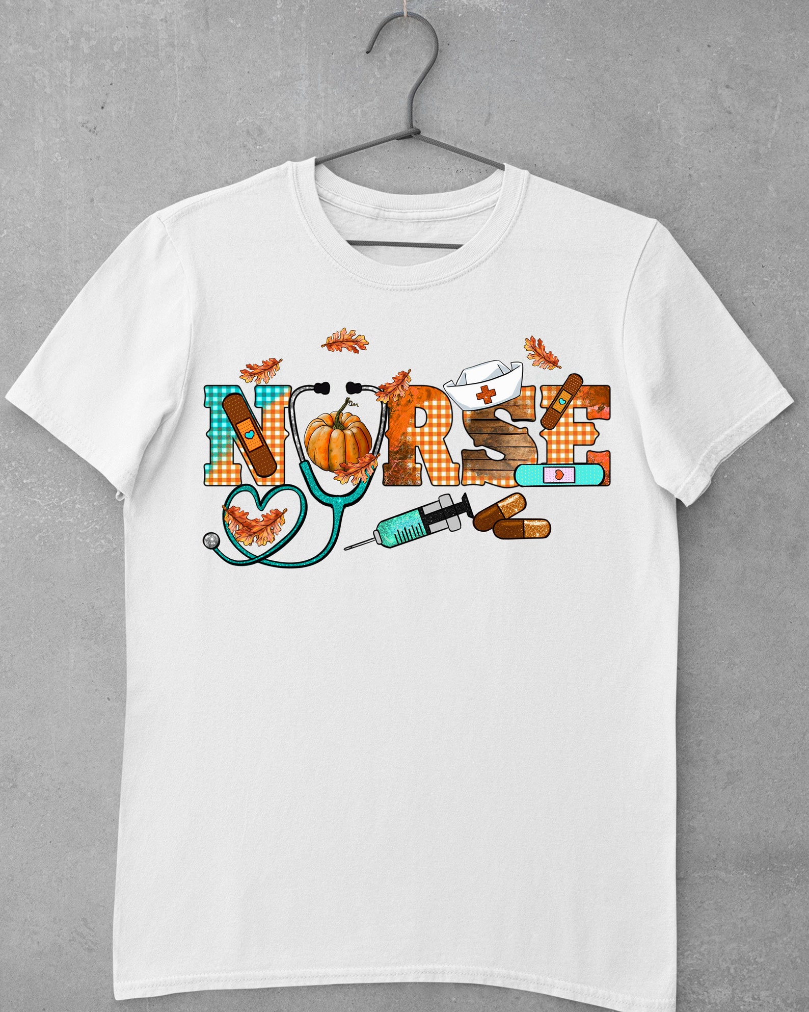 Fall Nurse Png Sublimation Design Nurse Png Hello Fall Png - Etsy