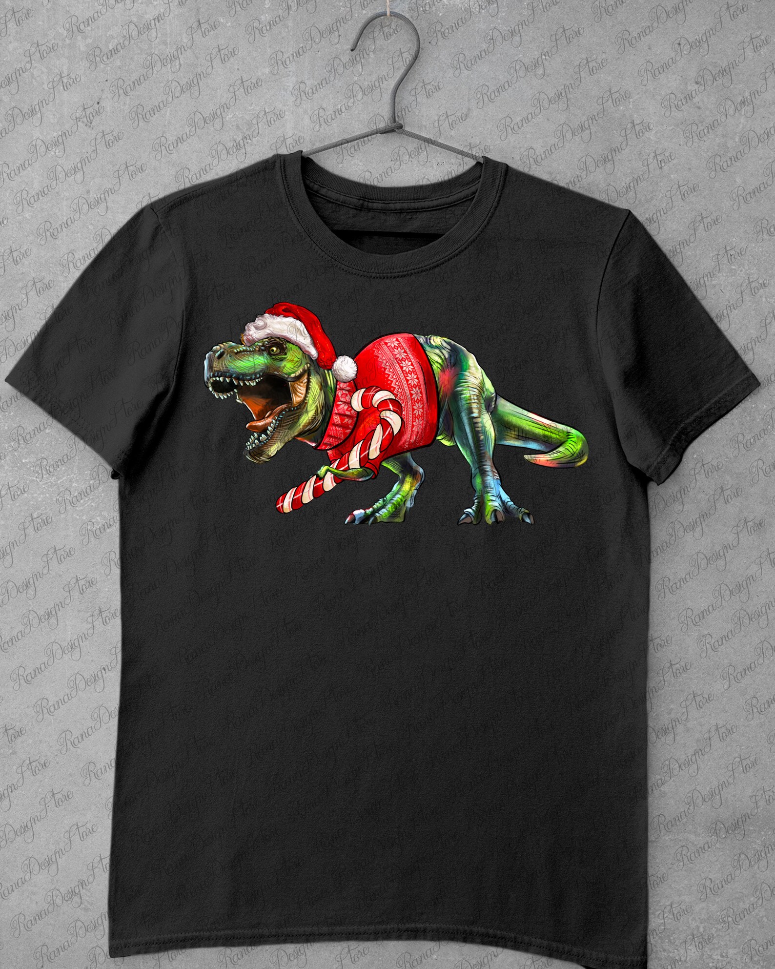 T- Rex Christmas Png Sublimation Design, Christmas Dinosaur Png ...