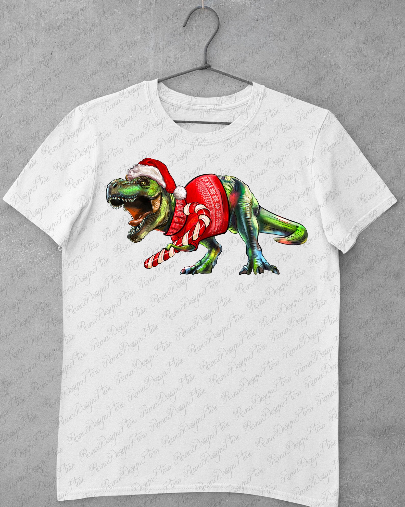 T- Rex Christmas Png Sublimation Design, Christmas Dinosaur Png ...