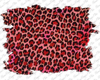 Valentines Day Hearts Png Sublimation Design, Pink Heart Png, Leopard ...