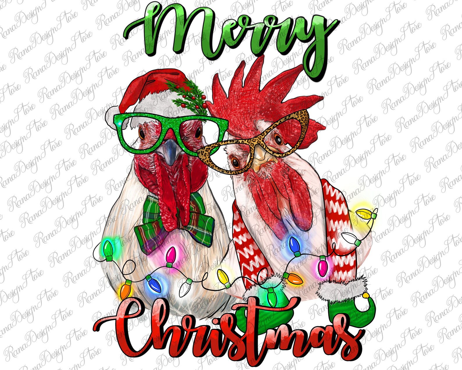 Christmas Roosters Png Sublimation Design Christmas Png - Etsy