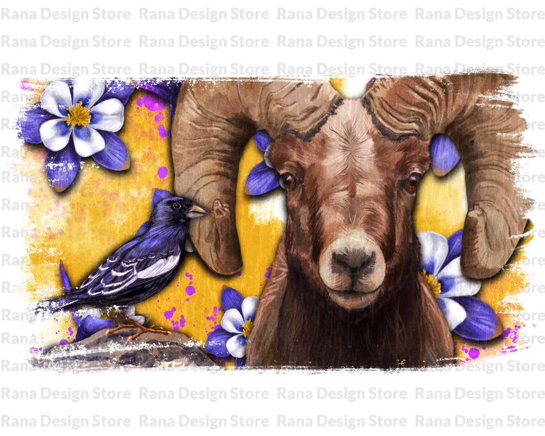 Colorado State Symbols Background PNG Sublimation Design,colorado ...