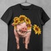 Pig With Sunflower Png Sublimation Design, Pig Png, Sunflower Png ...