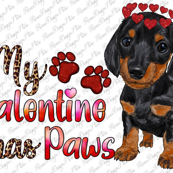 Dachshund Valentines - Etsy