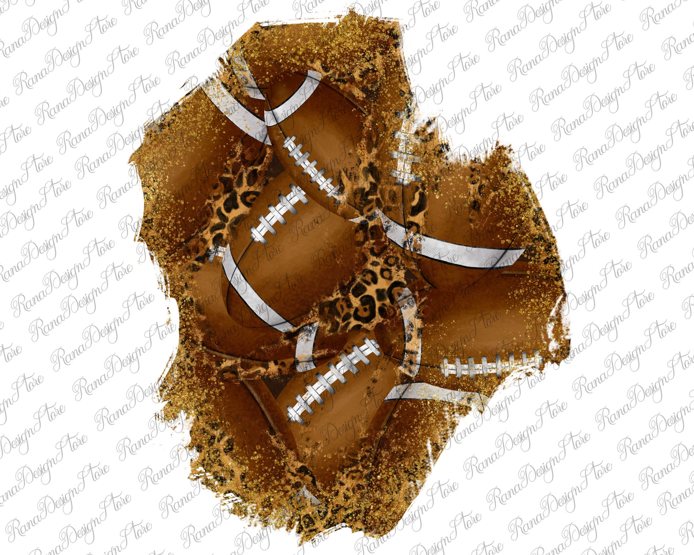 Leopard Football Patch Bundle Png Design Football Patch Png - Etsy