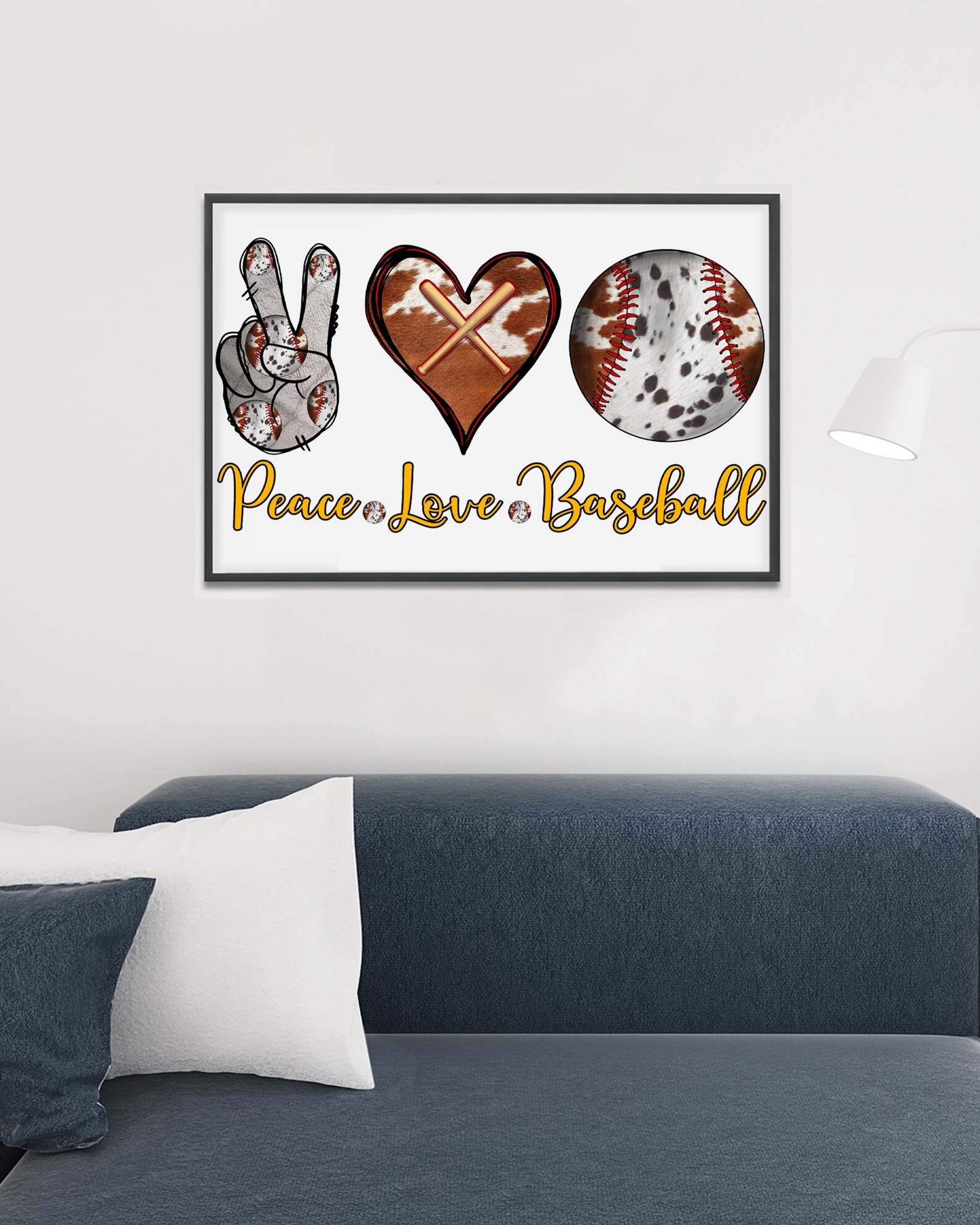 Peace Love Baseball PNG, Baseball, Peace Love Sublimation, Cowhide ...