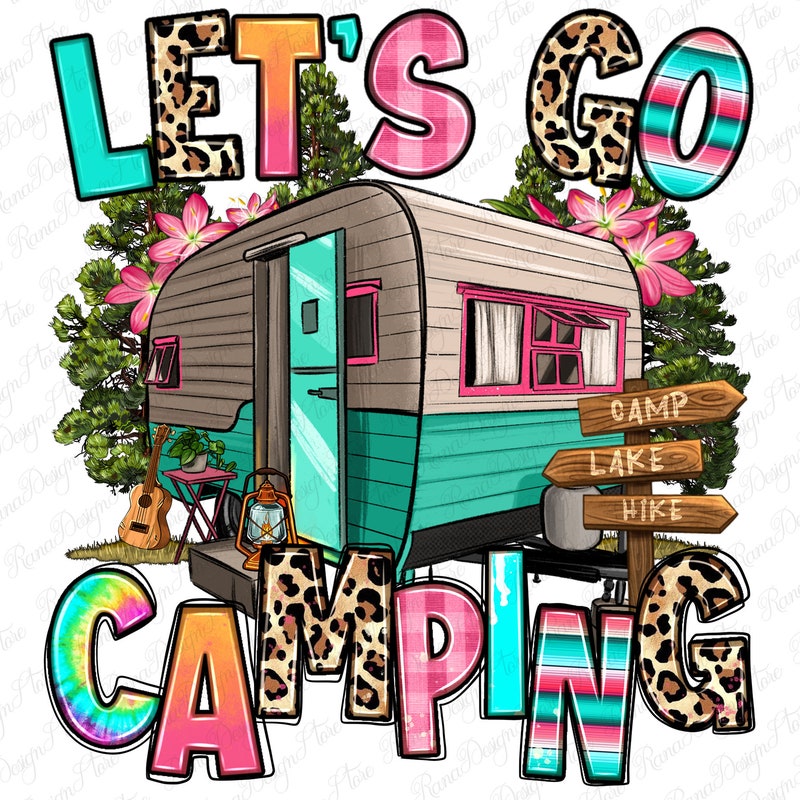 Lets Go Camping - Etsy