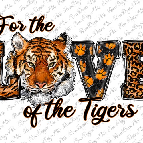 Tiger Mascot PNG We Are the Tigers Sublimation Design - Etsy