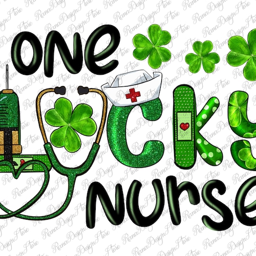 Nurse St.patrick's Day Png Sublimation Design Download - Etsy