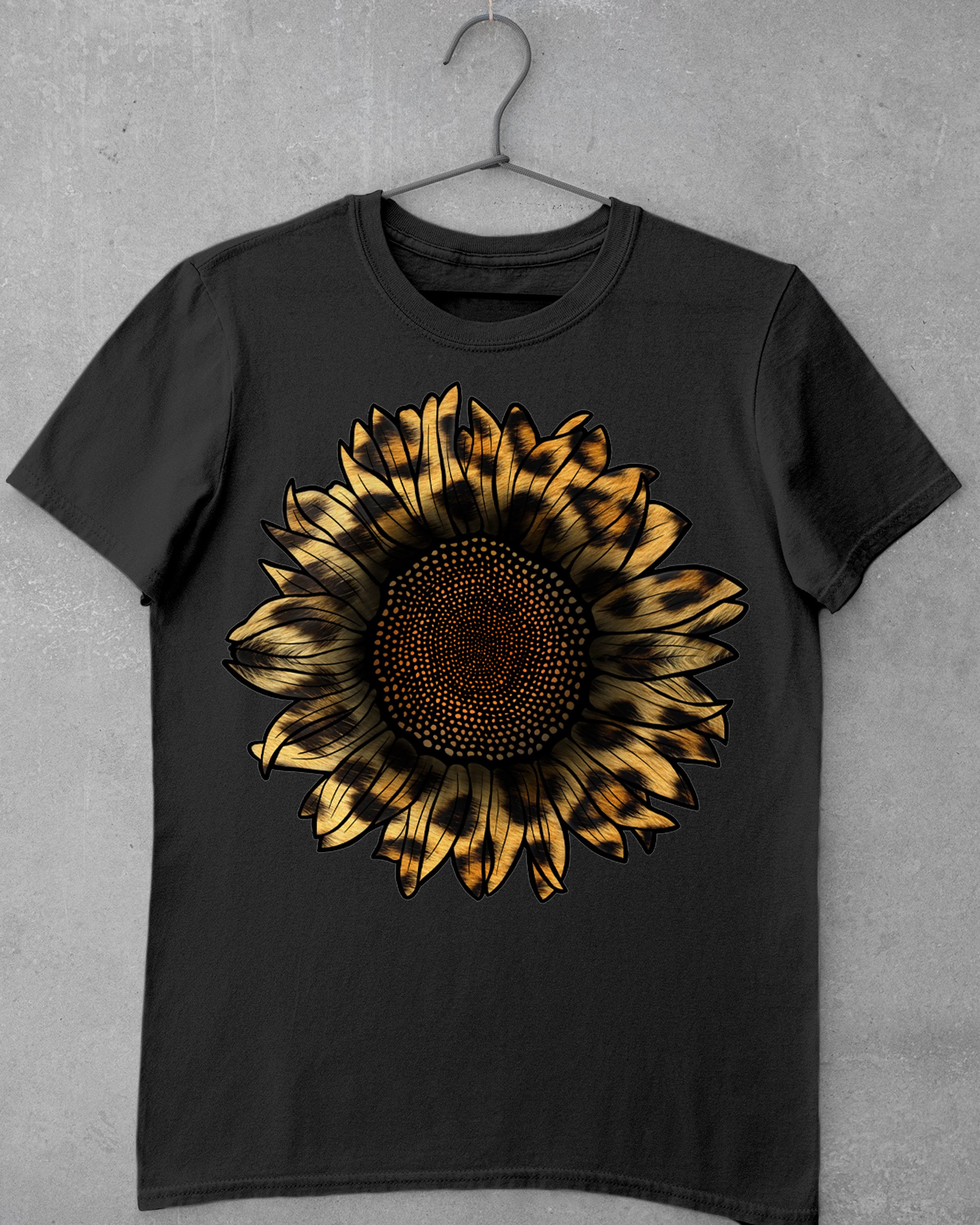 Leopard Sunflower Png, Leopard Print, Design for Sublimation Print ...