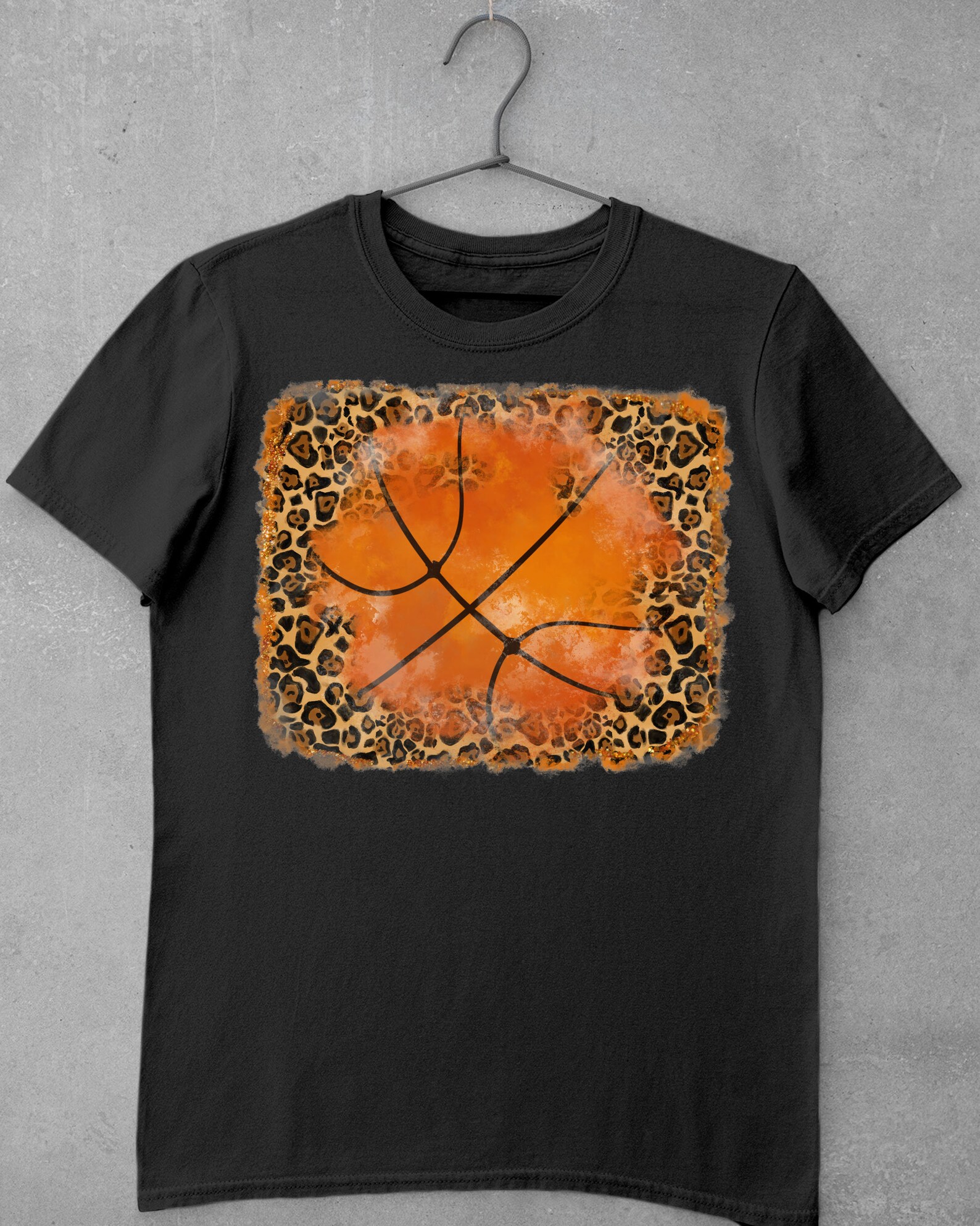 Glitter Basketball Leopard PNG Design, Basketball Png, Basketball ...