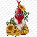 Sunflower Leopard Rooster Png Sublimation Design, Rooster Png, Western ...