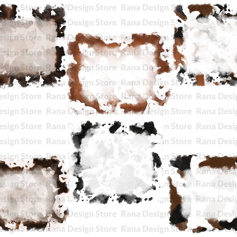 Cow Print Border - Etsy