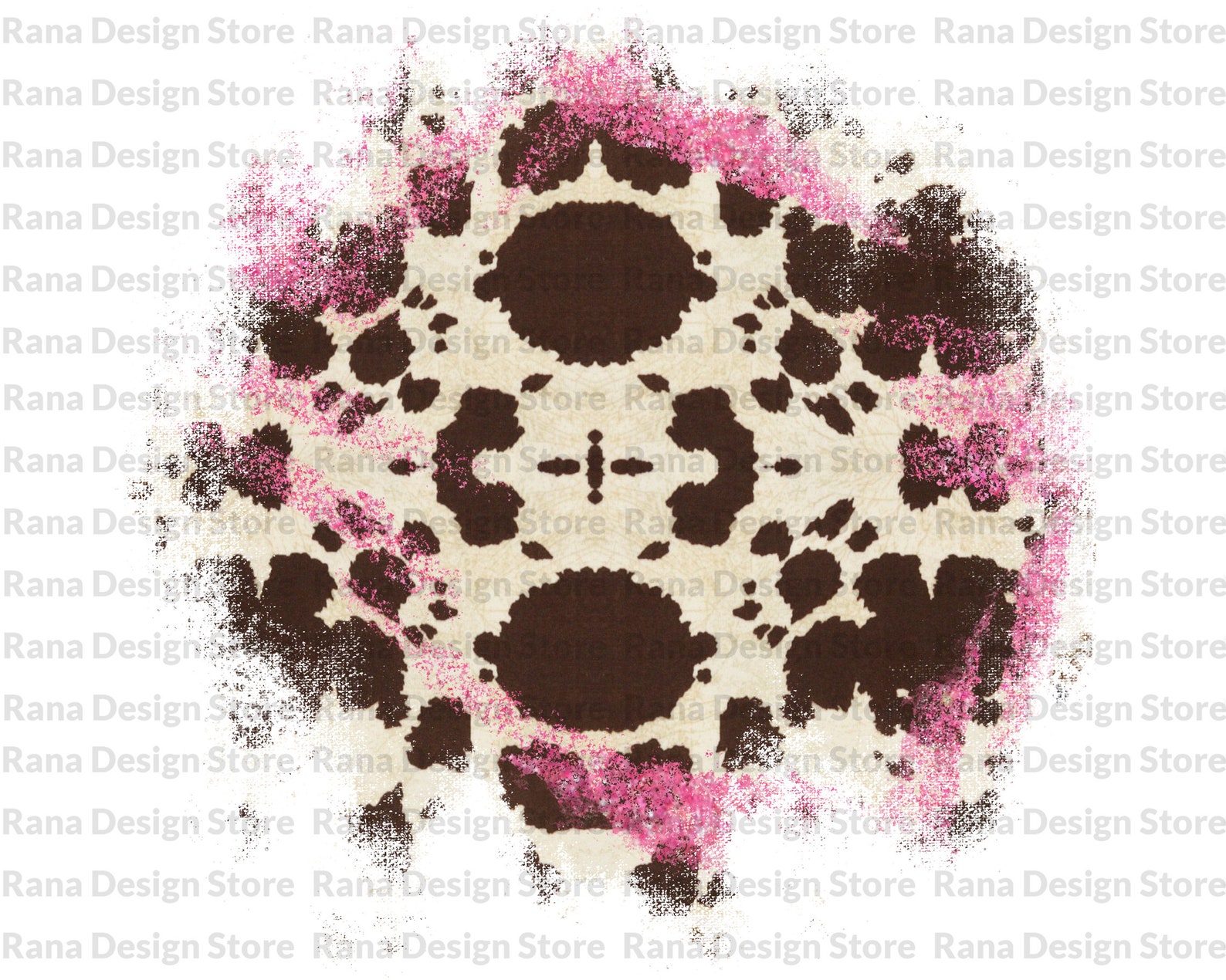 Cowhide Sublimation Design Patch Bundle, Western Png,distressed Cowhide ...