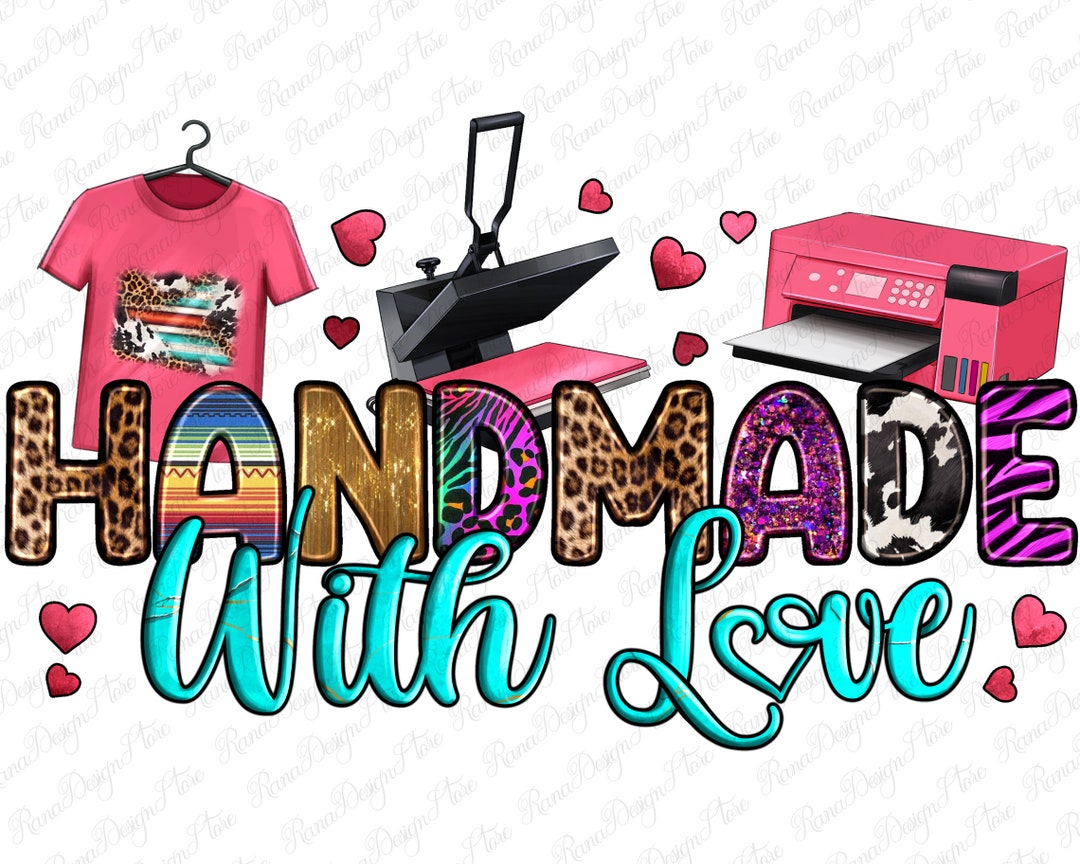 Handmade With Love Png Sublimate Designs Download, Crafter Png ...