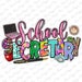 School Secretary Png Sublimation Design Download, Back to School Png ...