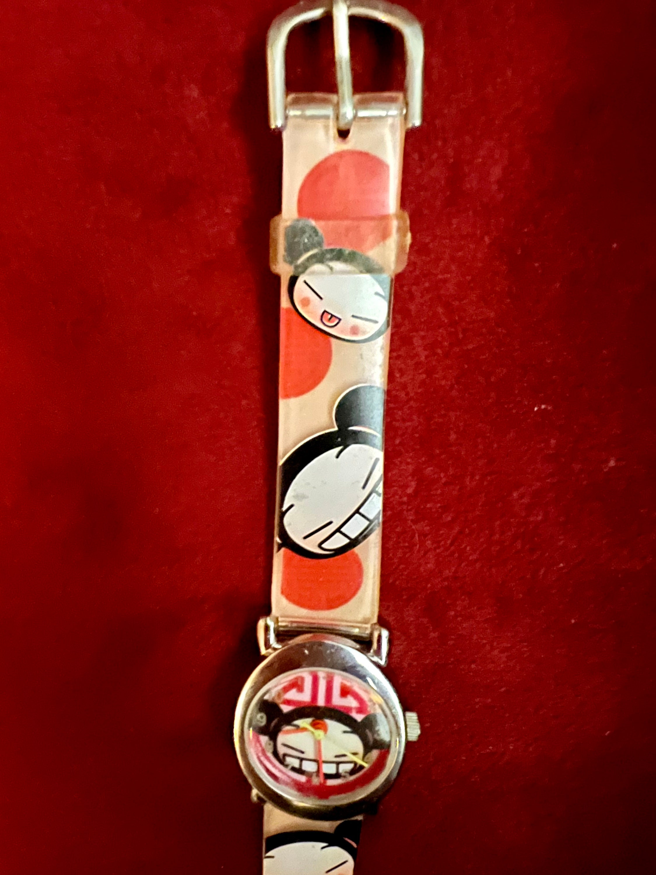 Rare Vintage Pucca Anime Cartoon Pink & Red Watch - Excellent Cond. - Etsy