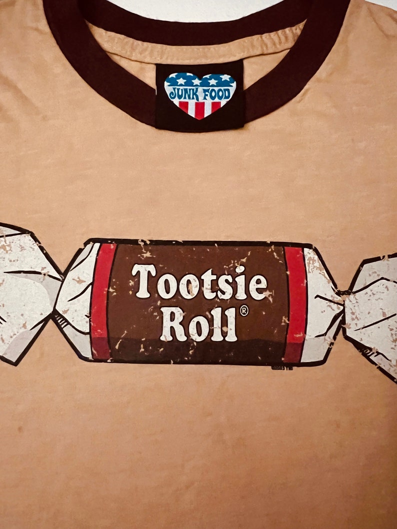 Tootsie Roll T-shirt, by JUNK FOOD - Etsy