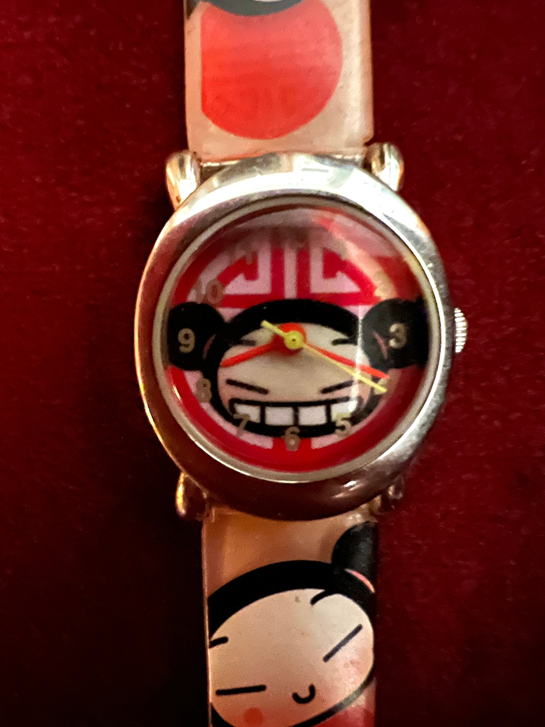 Rare Vintage Pucca Anime Cartoon Pink & Red Watch - Excellent Cond. - Etsy