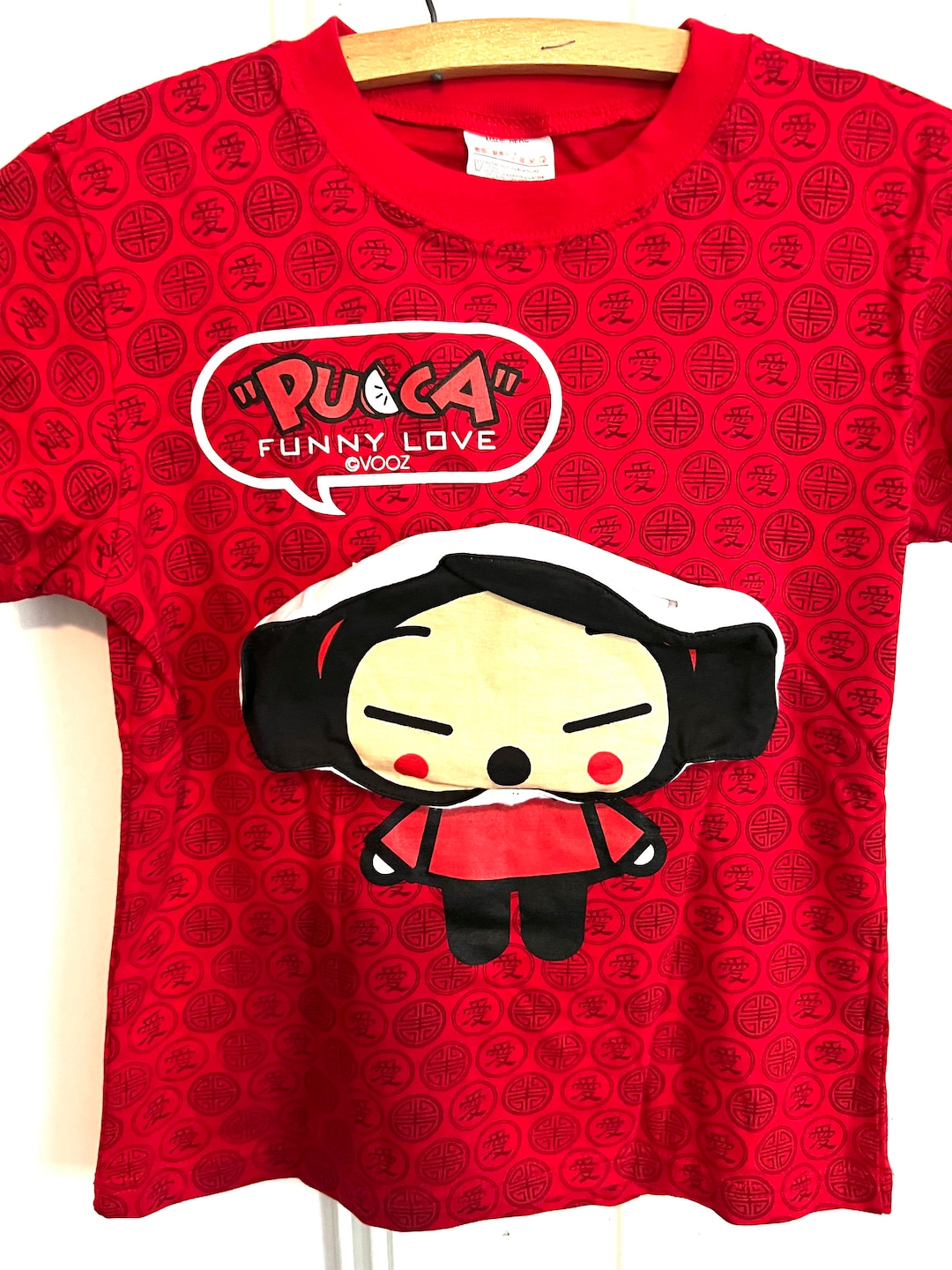Rare PUCCA Funny LOVE Story - T-shirt With Cute Zipper-pocket Head - Etsy