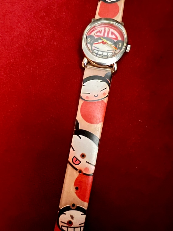Vintage Pucca Anime Watch – Pink & Red Cartoon Wristb… - Gem
