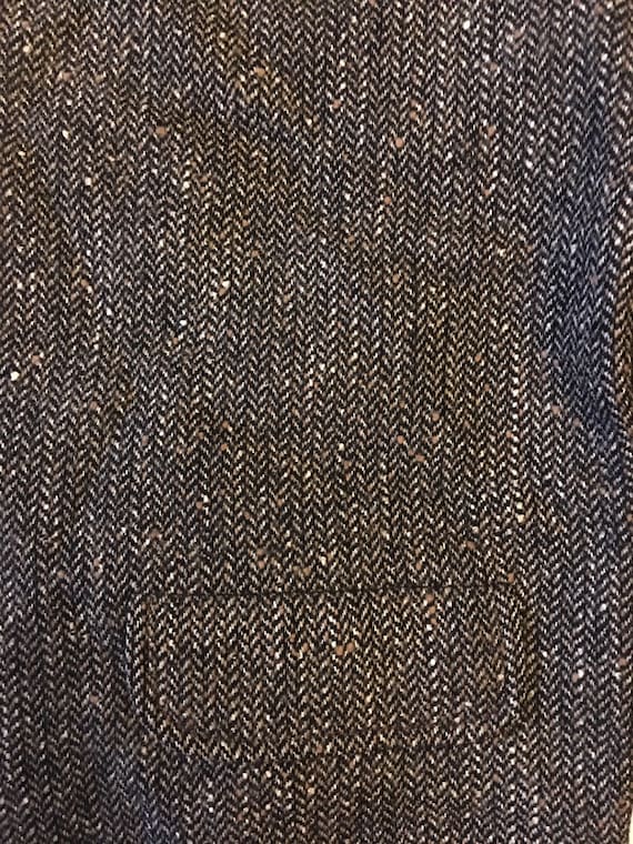 Ladies Vintage Tweed Jacket w/Velvet Collar 50s - Gem