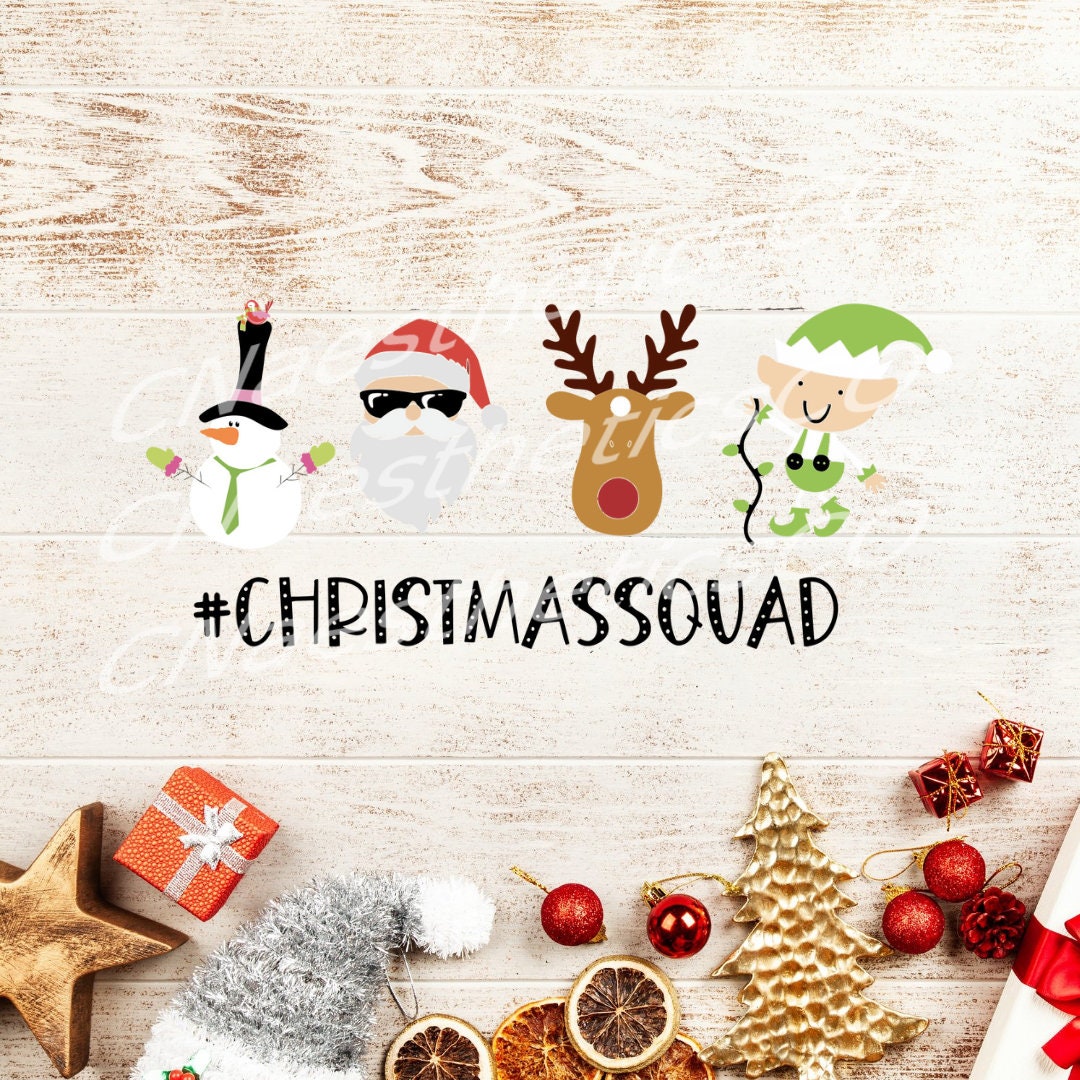 Christmas Squad Svg christmas Squad Png christmas Svg - Etsy