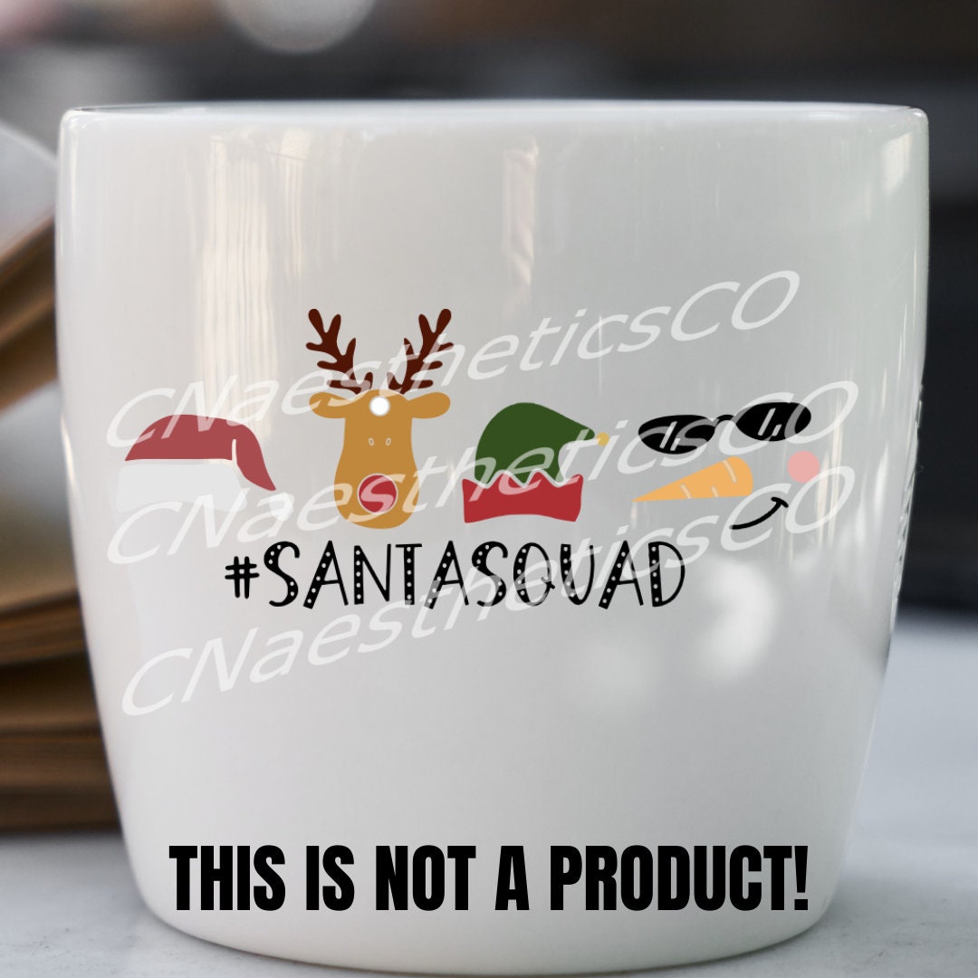 Santa Squad Svg ~santa Squad Png ~christmas Svg ~santa Svg ~christmas ...